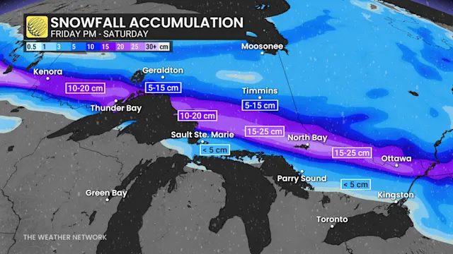 Spring storm to unleash icy dangers across Ontario this weekend - The ...