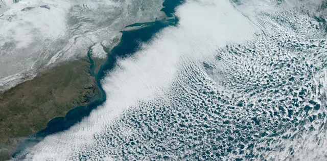 Watch as thousands of cloud streets billow over the Atlantic - The ...