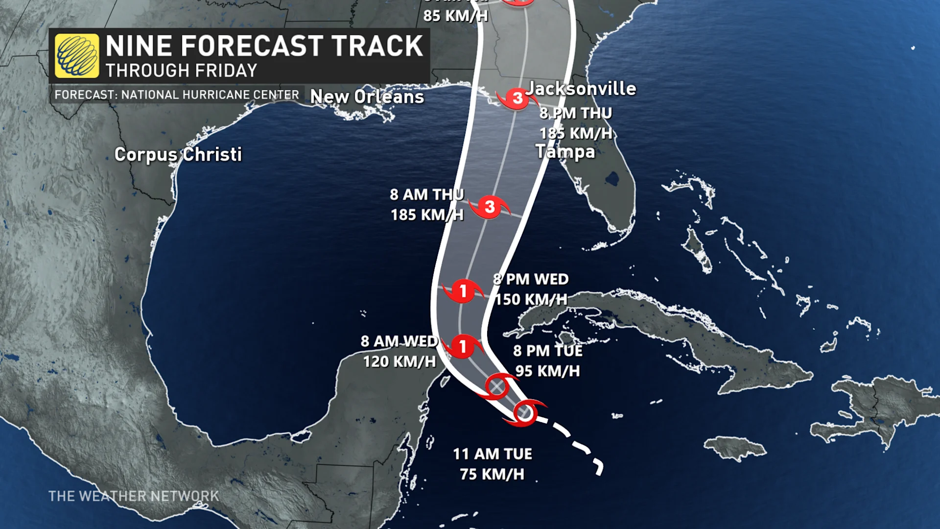 Tropical Storm Helene forms, hurricane watches in effect for Florida ...