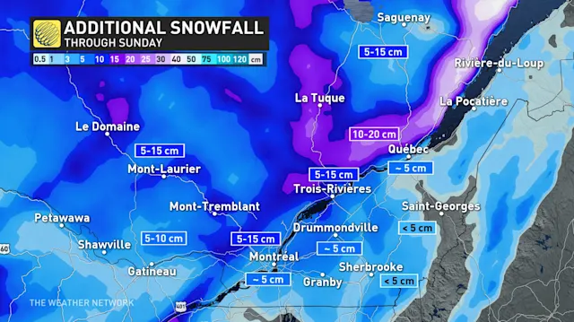Blowing snow will create treacherous travel in Quebec as storm winds ...