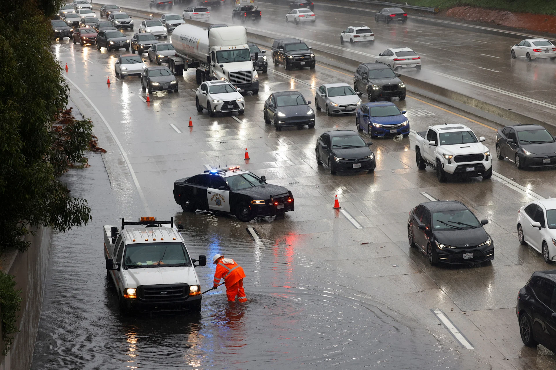 Heavy rains drench California, spawn flash floods, mud flows - The ...