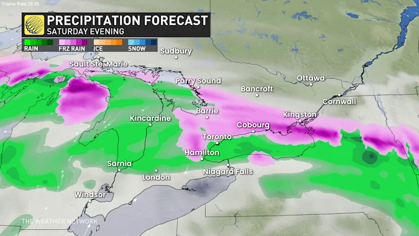 Impactful ice storm in Ontario will pose major weekend travel, power ...