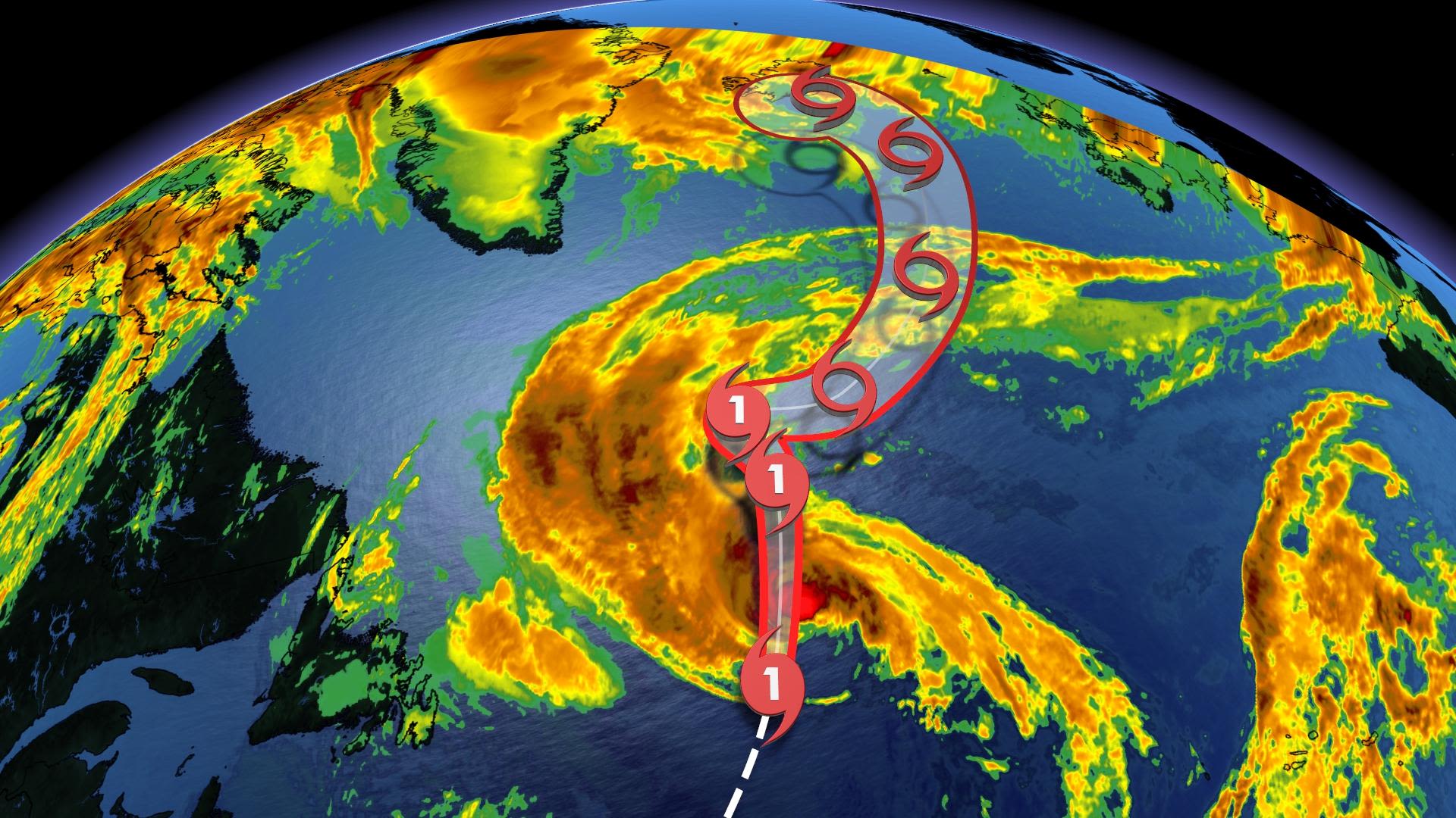 Sam prepares for final bow as hurricane, Newfoundland to see parting ...