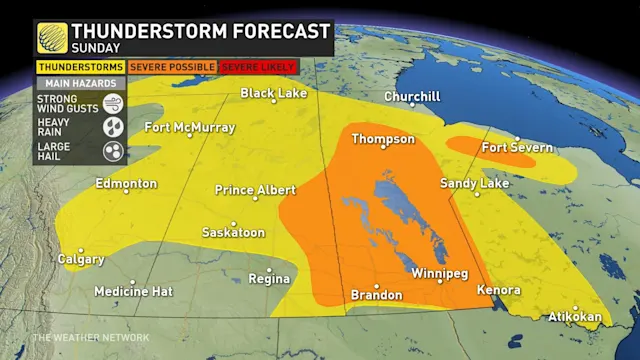 Severe storms sweeping the Prairies amid an active Canada Day - The ...