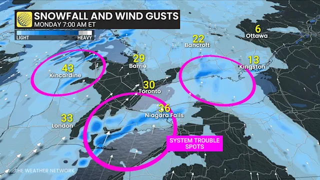 10-30+ cm: Southern Ontario snowsqualls to bring hazardous travel ...