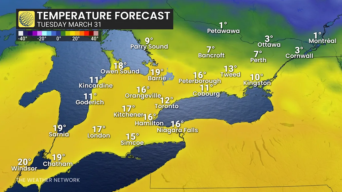 Wild spring ride in Ontario to bring thunderstorms, rain and snow - The ...