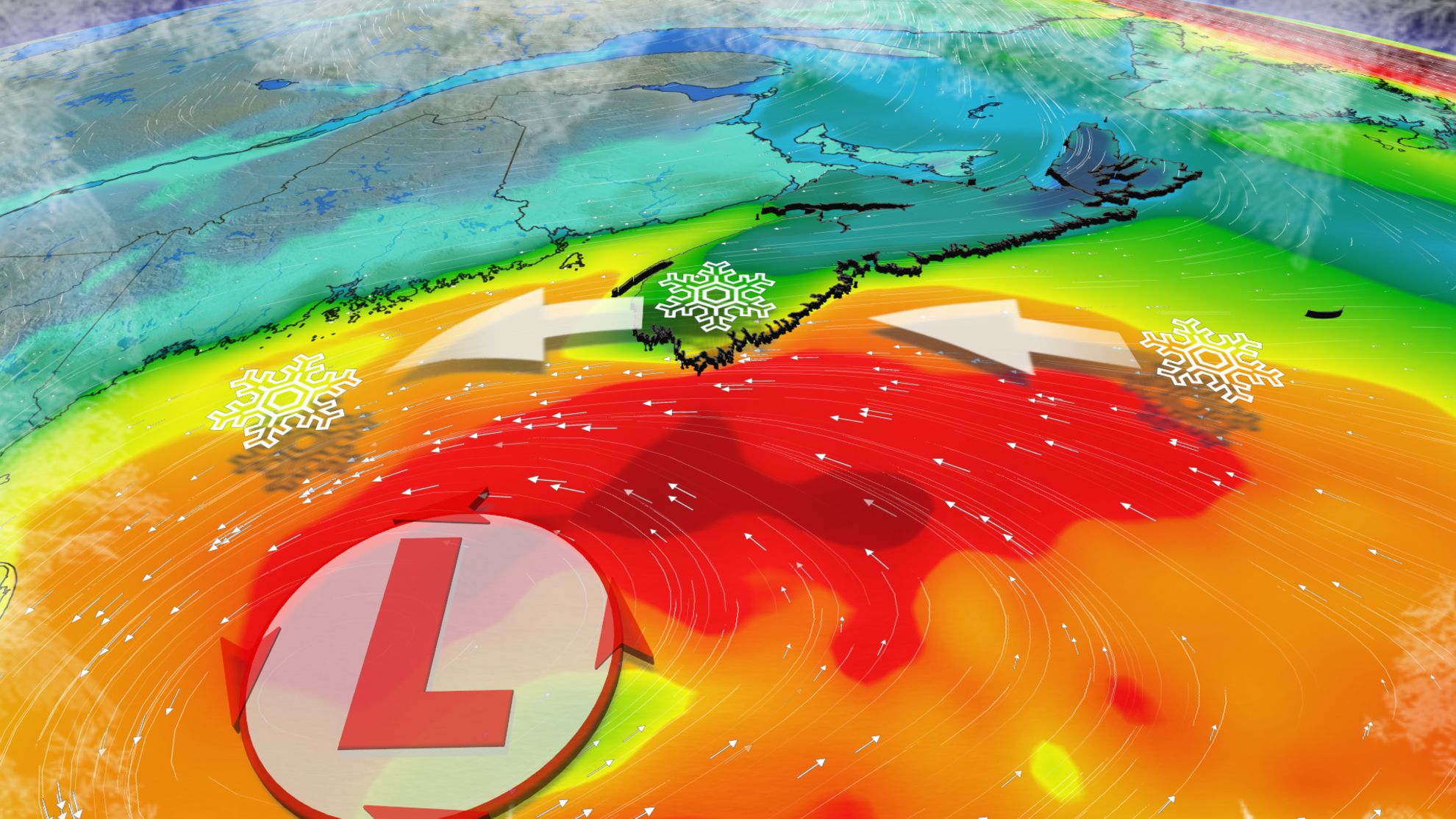 Late weekend storm threatens heavy snow, winds for the Maritimes - The Weather Network