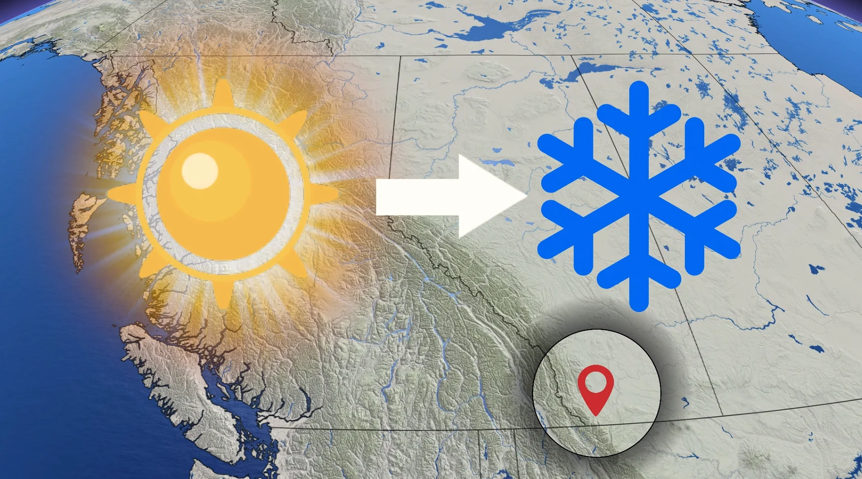 Summer-like temperatures will give way to more snow in southern Alberta ...