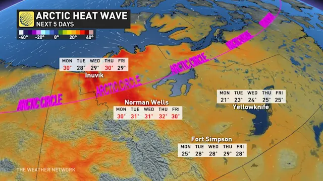 Arctic Circle snags some of Canada’s hottest weather to start July ...