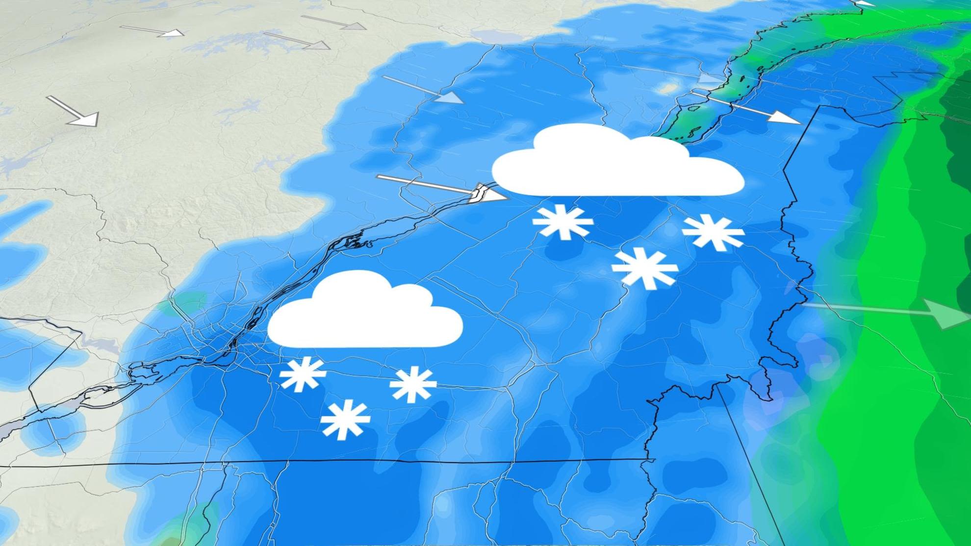 Heavy snow takes aim at eastern Quebec with powerful early week storm ...