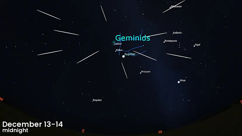 The Geminid 'rock comet' meteor shower peaks this weekend - The Weather ...