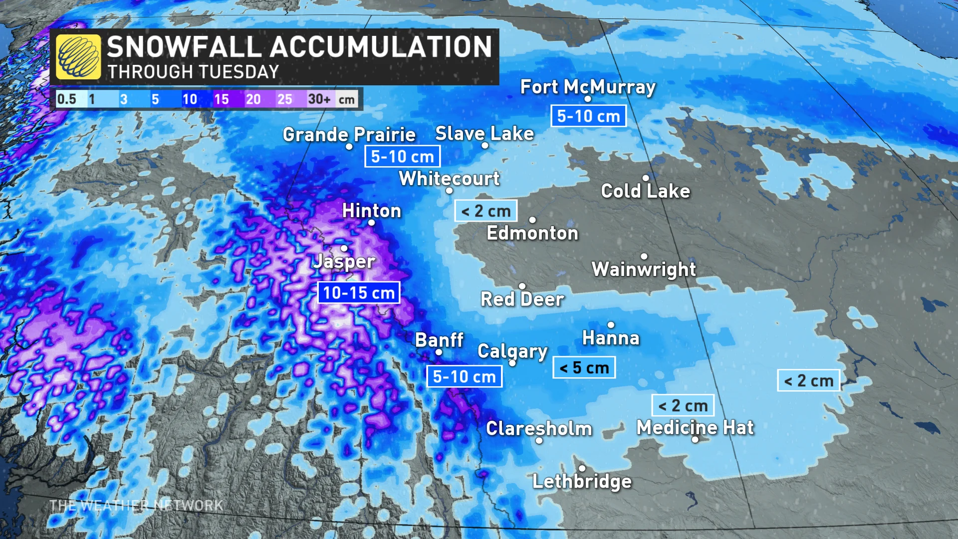 Brace for changing travel conditions as Alberta's first snow arrives ...