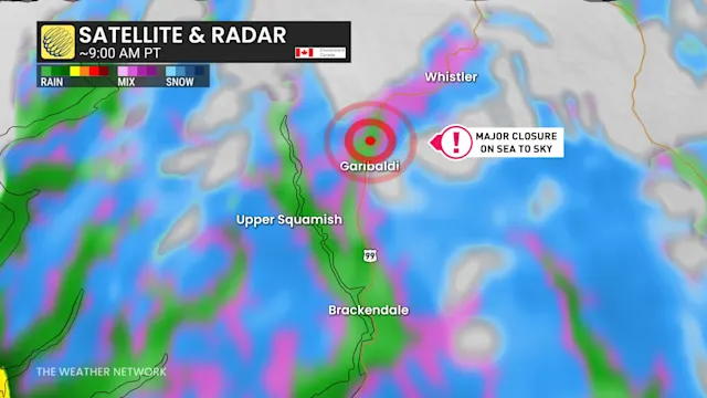 B.C.'s Sea to Sky Highway reopens after closure, wintry weather ...