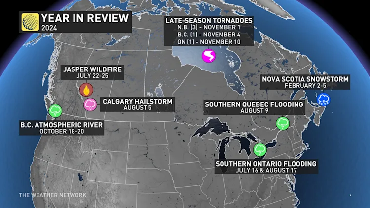 When it stormed, it damaged: Canada's impactful year of weather in 2024 ...