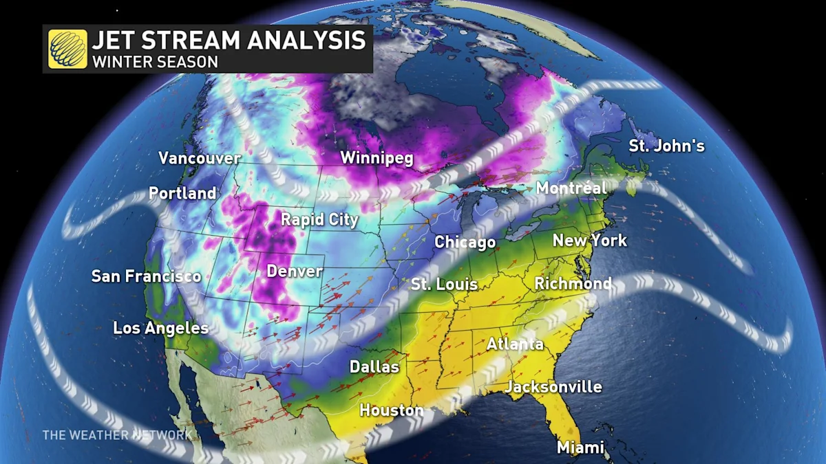 Jet streams can bring Canada wild winters and steamy summers - The ...