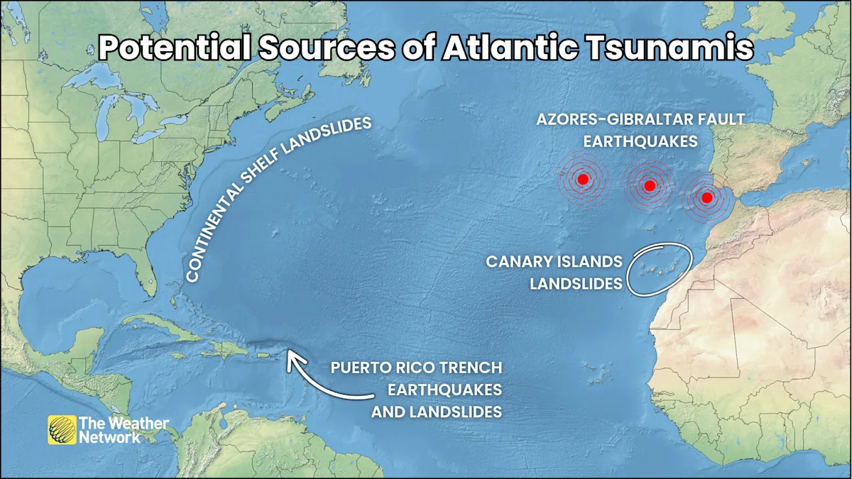 When and where could a tsunami happen in the Atlantic Ocean? - The ...