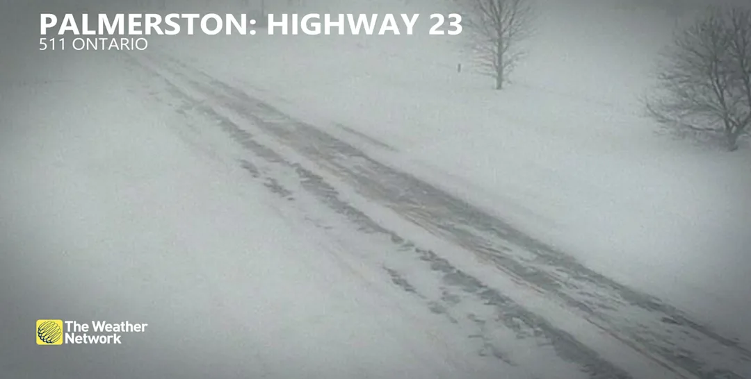 Potent snow squalls cause collisions, prompt road closures in parts of ...