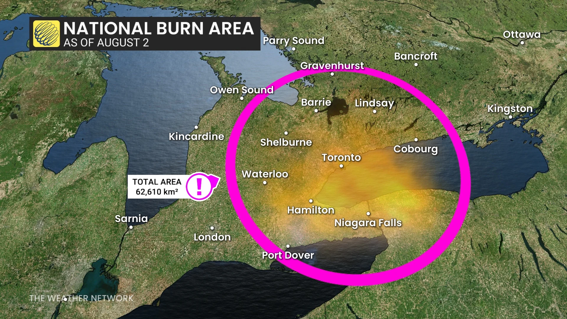 Canada's 2025 wildfire burn area exceeds size of the Greater Toronto ...