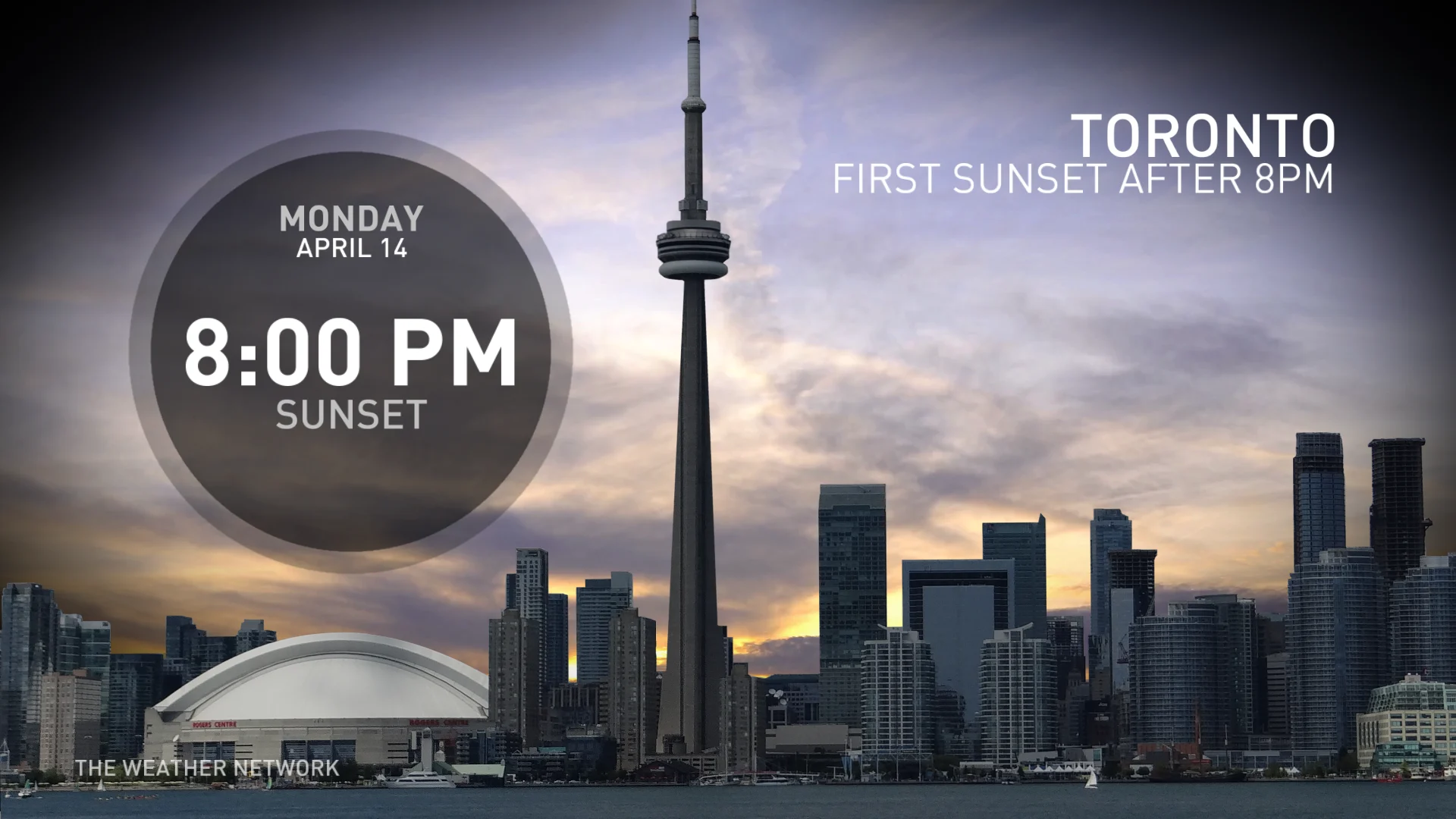 Great news, Toronto, the 8 p.m. sunsets are back - The Weather Network