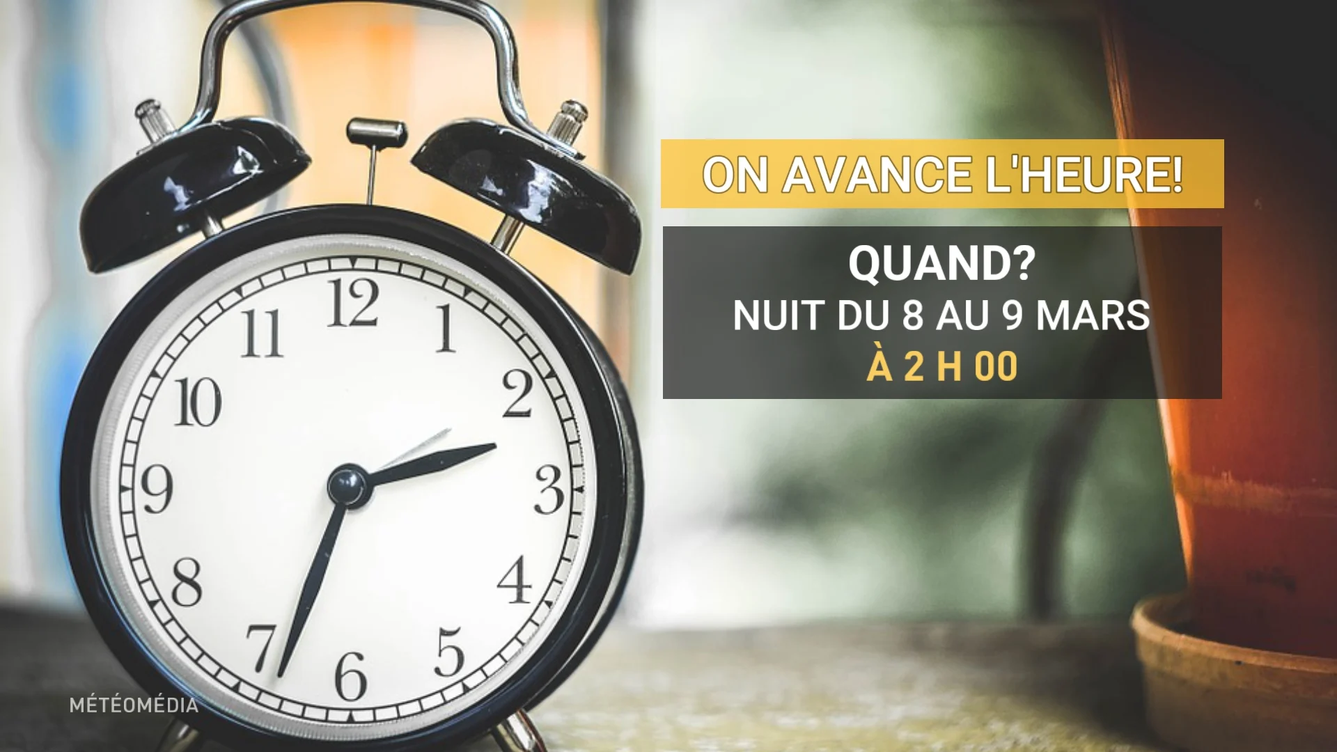Le changement d’heure vient avec une excellente nouvelle - MétéoMédia
