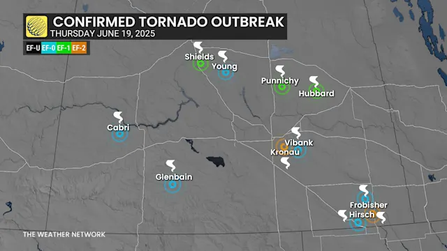 Tornado outbreak confirmed after 10 twisters strike in one day - The ...