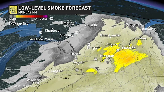 Potential storms and smoky air set for parts of Ontario, Quebec - The ...