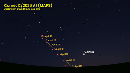 Will a new Great Comet shine in the sky this spring? - The Weather Network
