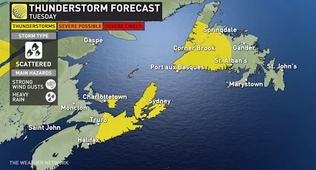 Rain and recovery efforts continue in Atlantic Canada - The Weather Network