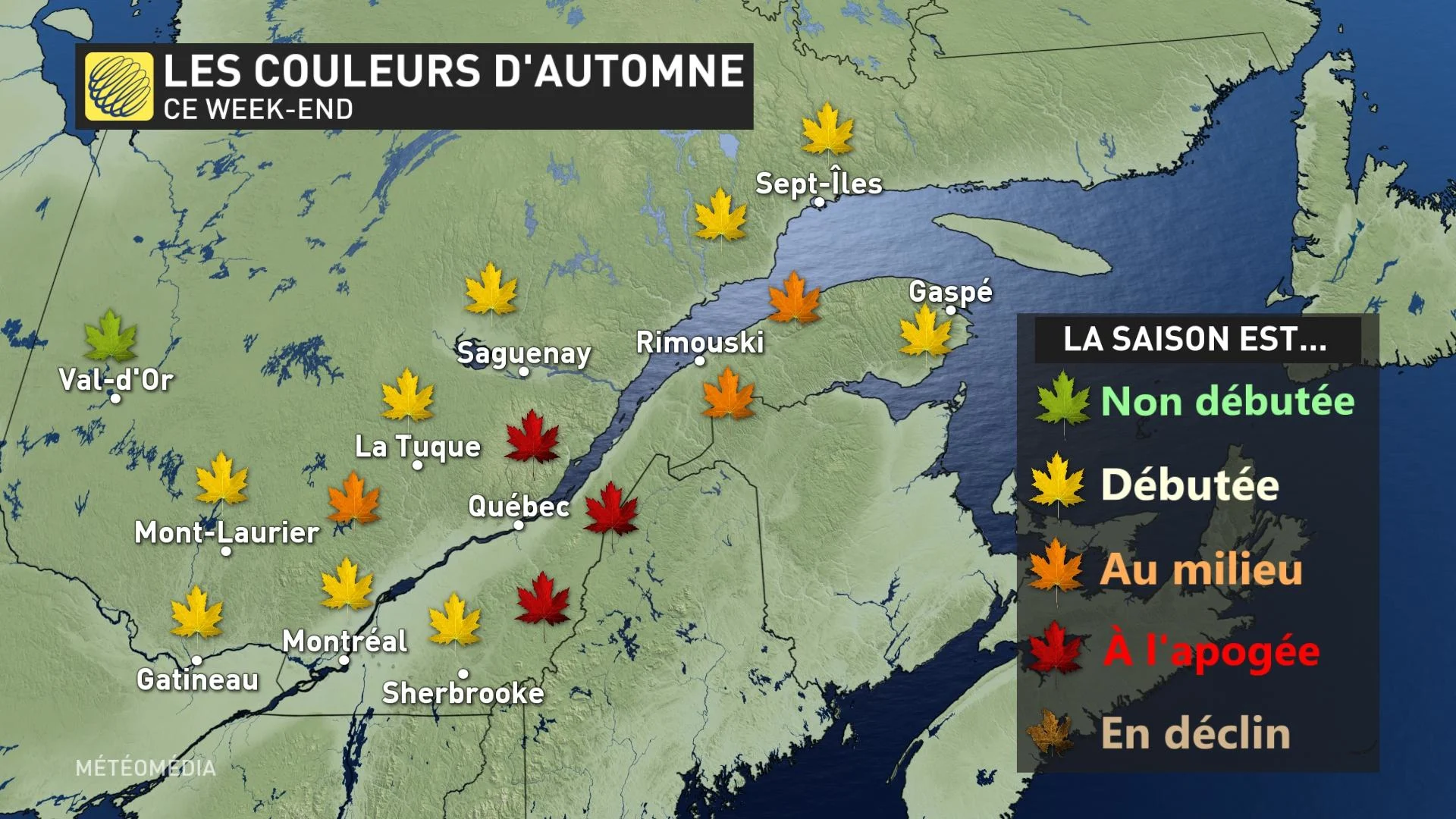 Couleurs d'automne : où et quand les voir ce week-end? - MétéoMédia