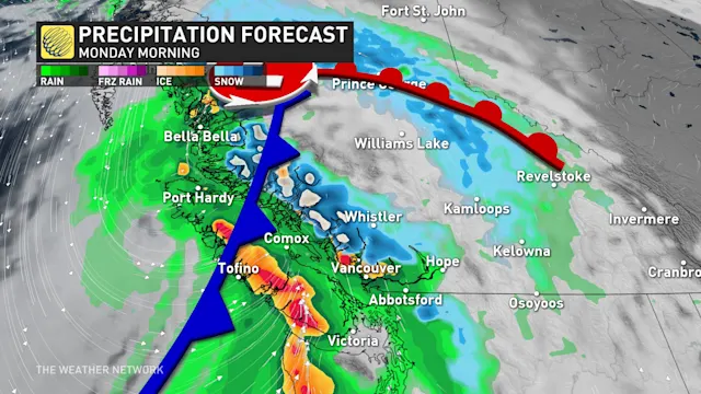 Fall windstorm aiming for B.C. coast could impact power, travel - The ...