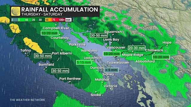 Rain and snow return to B.C. as ski season kicks off - The Weather Network