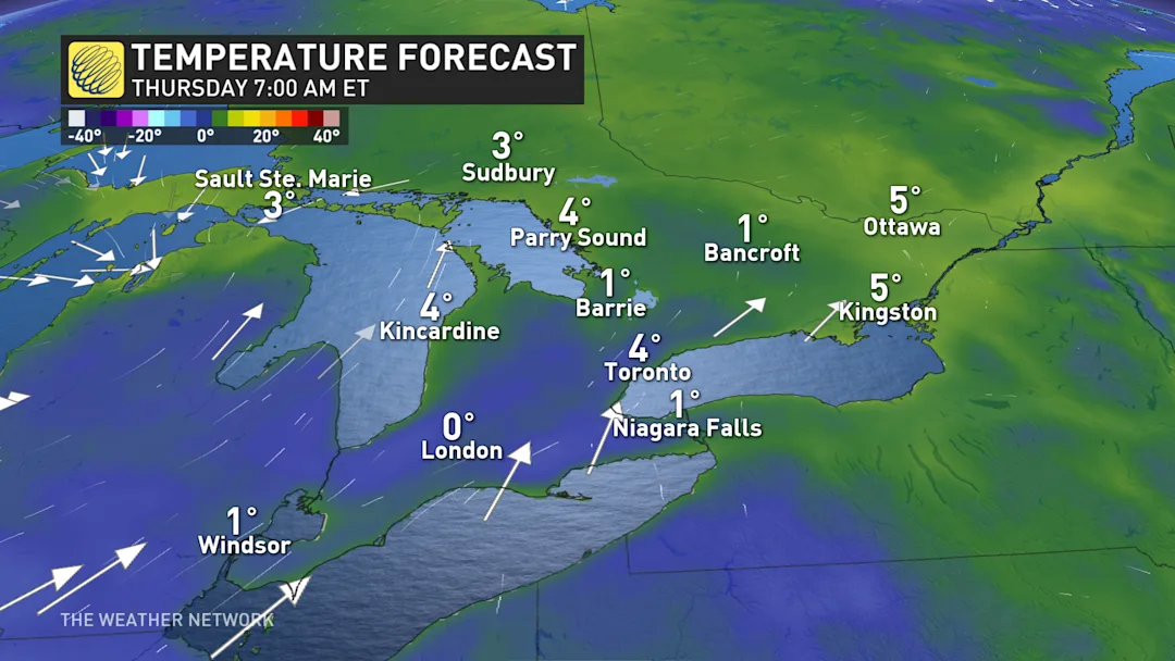 Late-week snow, strong winds, and rain; Ontario will see it all this ...