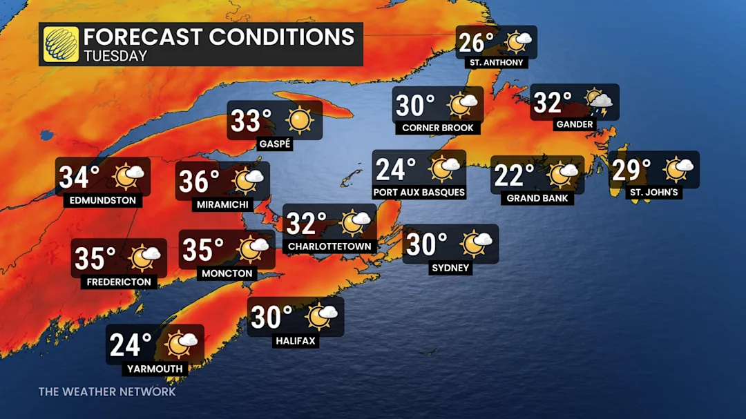Fire-favourable conditions in Atlantic Canada could incite new blazes ...