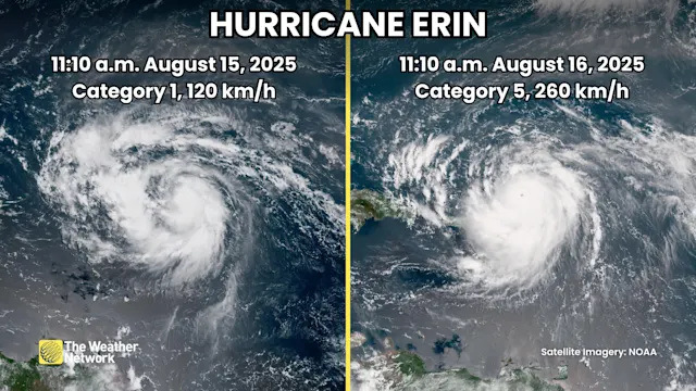 An inside look at Hurricane Erin’s astounding rise to Category 5 - The ...