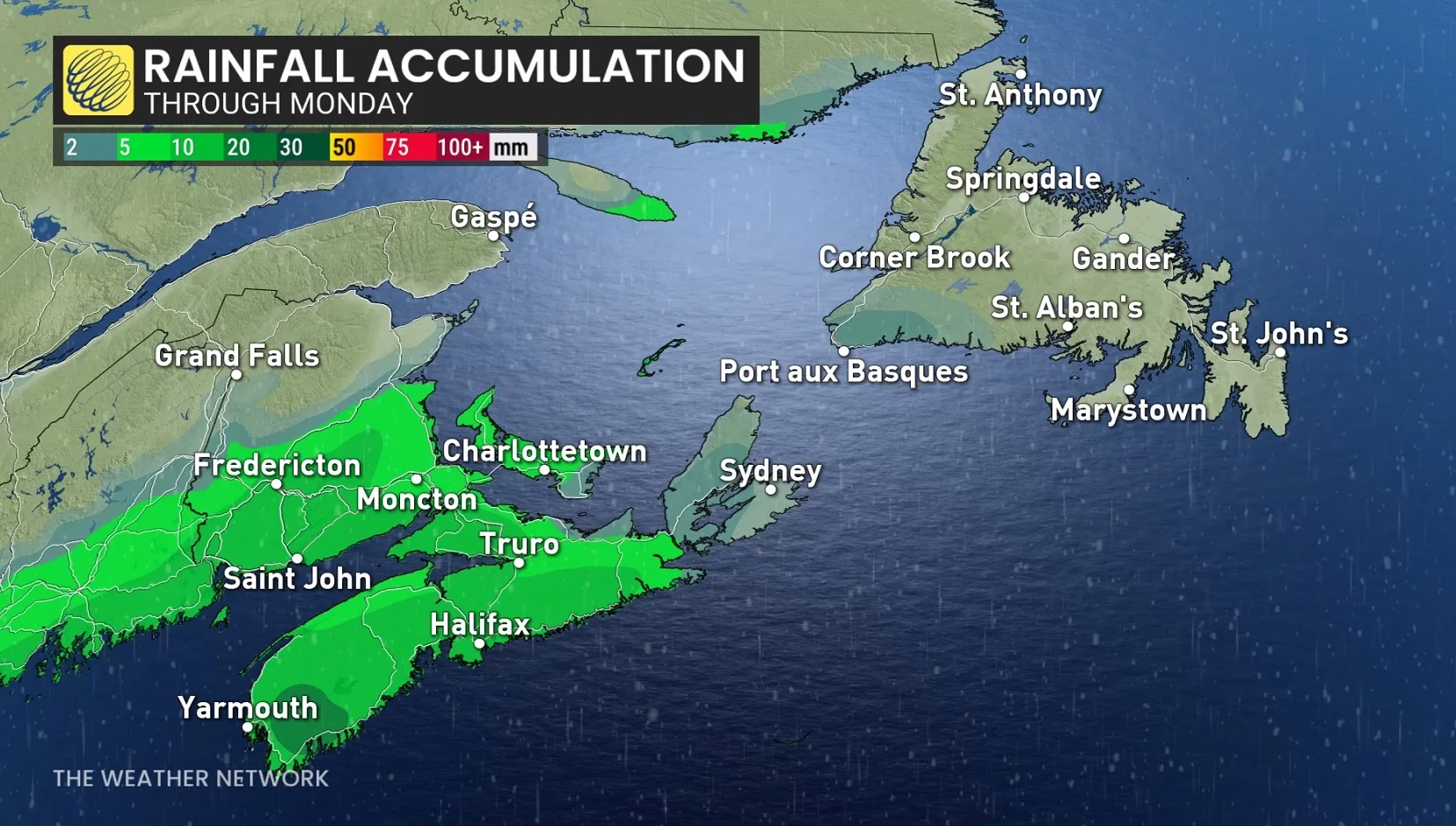 Disruptive storm slides into Atlantic Canada with heavy snow - The Weather Network