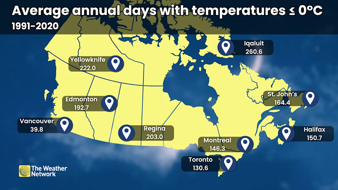 Freezing nights are disappearing across Canada as the climate warms ...