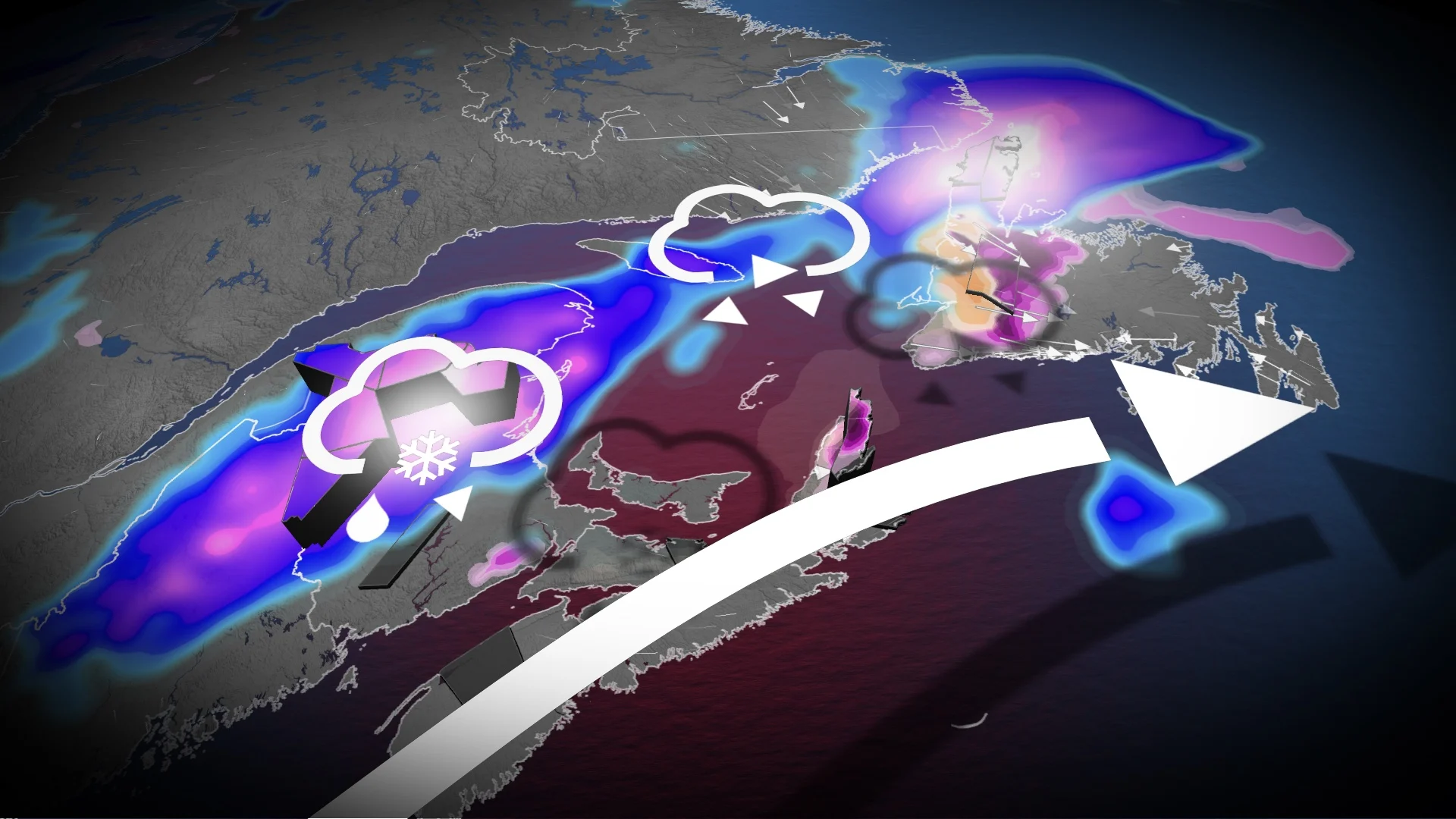 Up to 30 cm of snow, heavy icing en route to Atlantic Canada - The ...