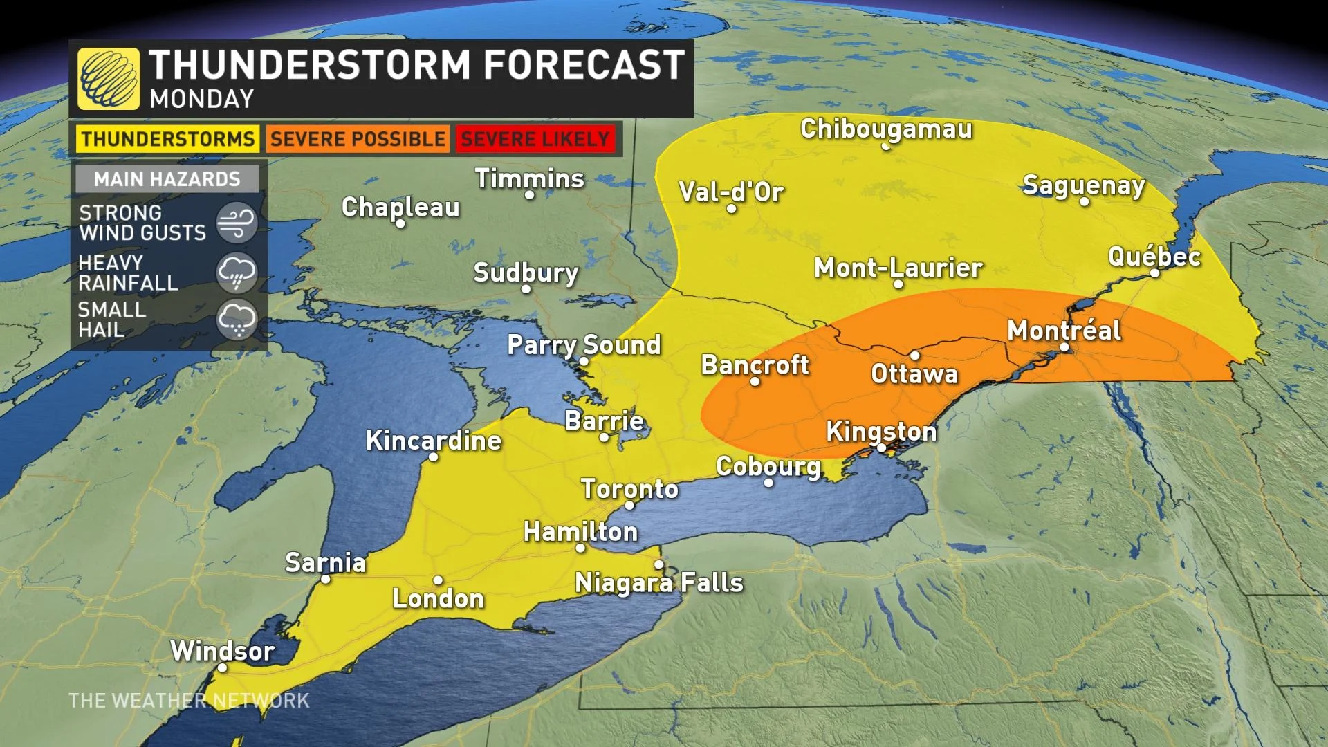 Severe storm risk, abundant lightning for some in southern Ontario ...