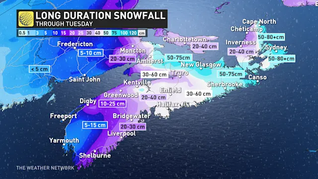 Prepare for days of high-impact snow, wind across Atlantic Canada - The ...