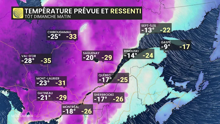 Retour du froid extrême après une absence de près de deux ans - MétéoMédia