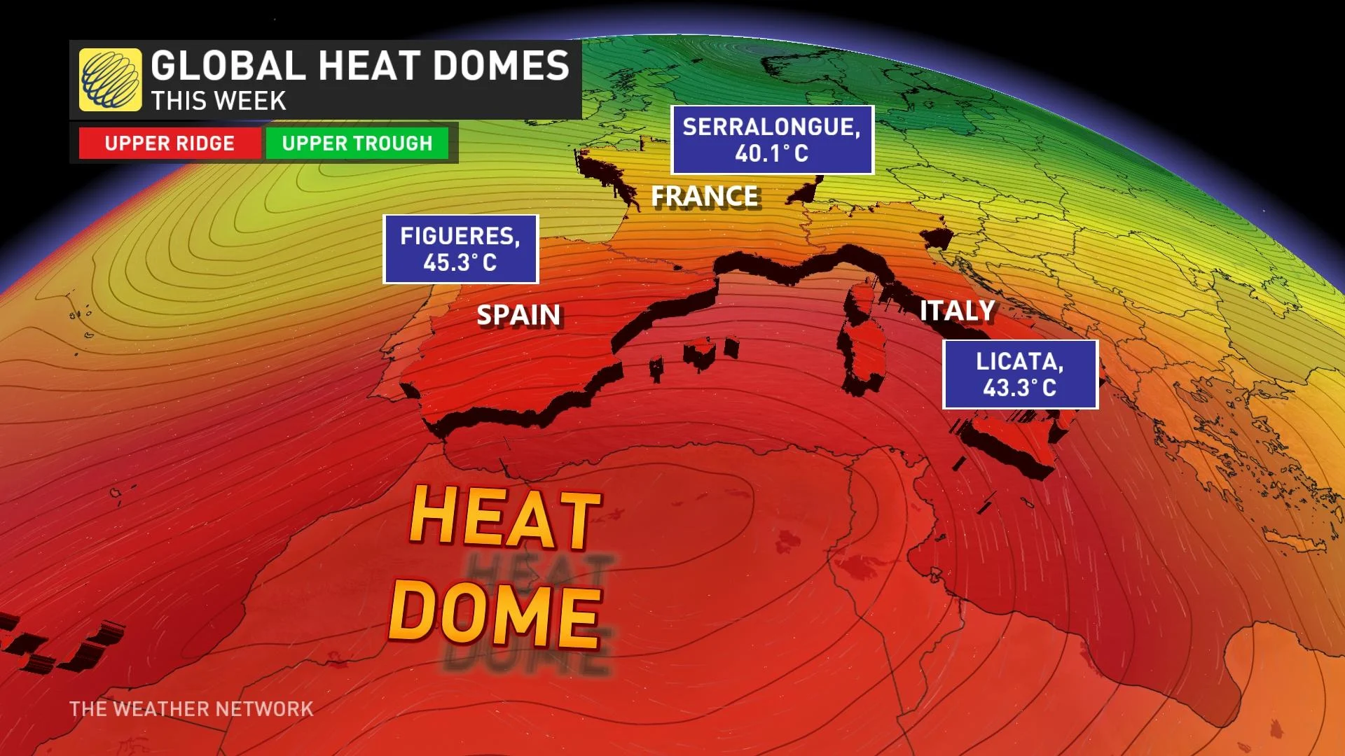 Four simultaneous heat domes break major records across the globe - The ...