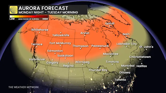 More Northern Lights displays possible across Canada tonight - The ...