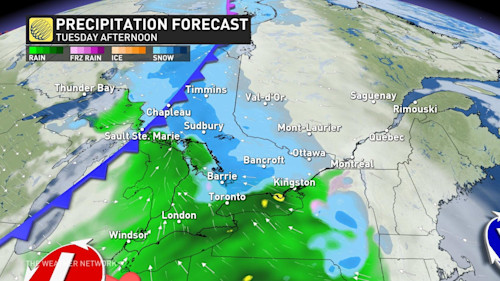 Bursts of heavy lake-effect snow likely over Ontario next week - The ...