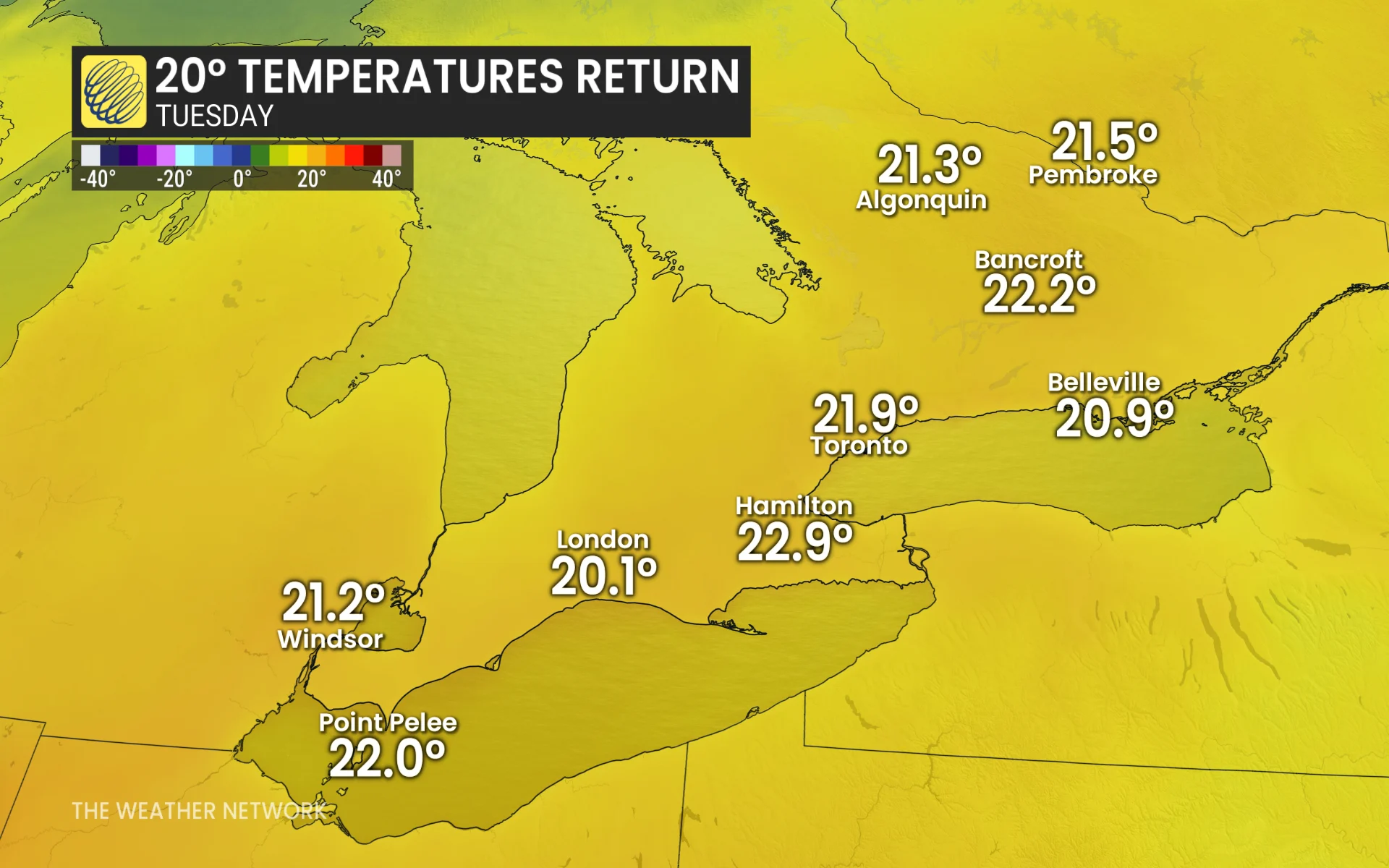 Cold front cools Ontario, but another warm October weekend is on the ...