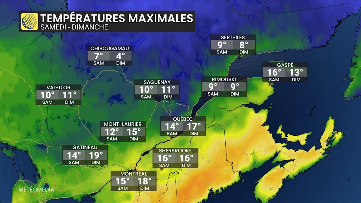 Le Québec est coincé dans un étau ce week-end et c'est une excellente ...
