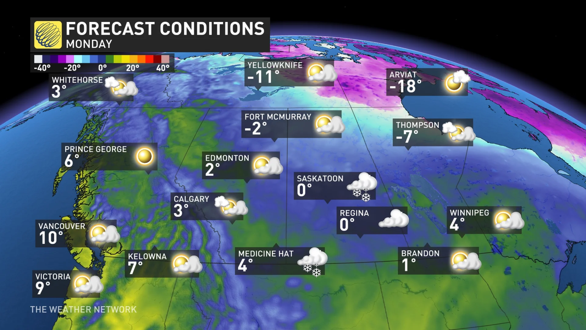 Canada stacked like a board game as series of lows makes wintry moves ...