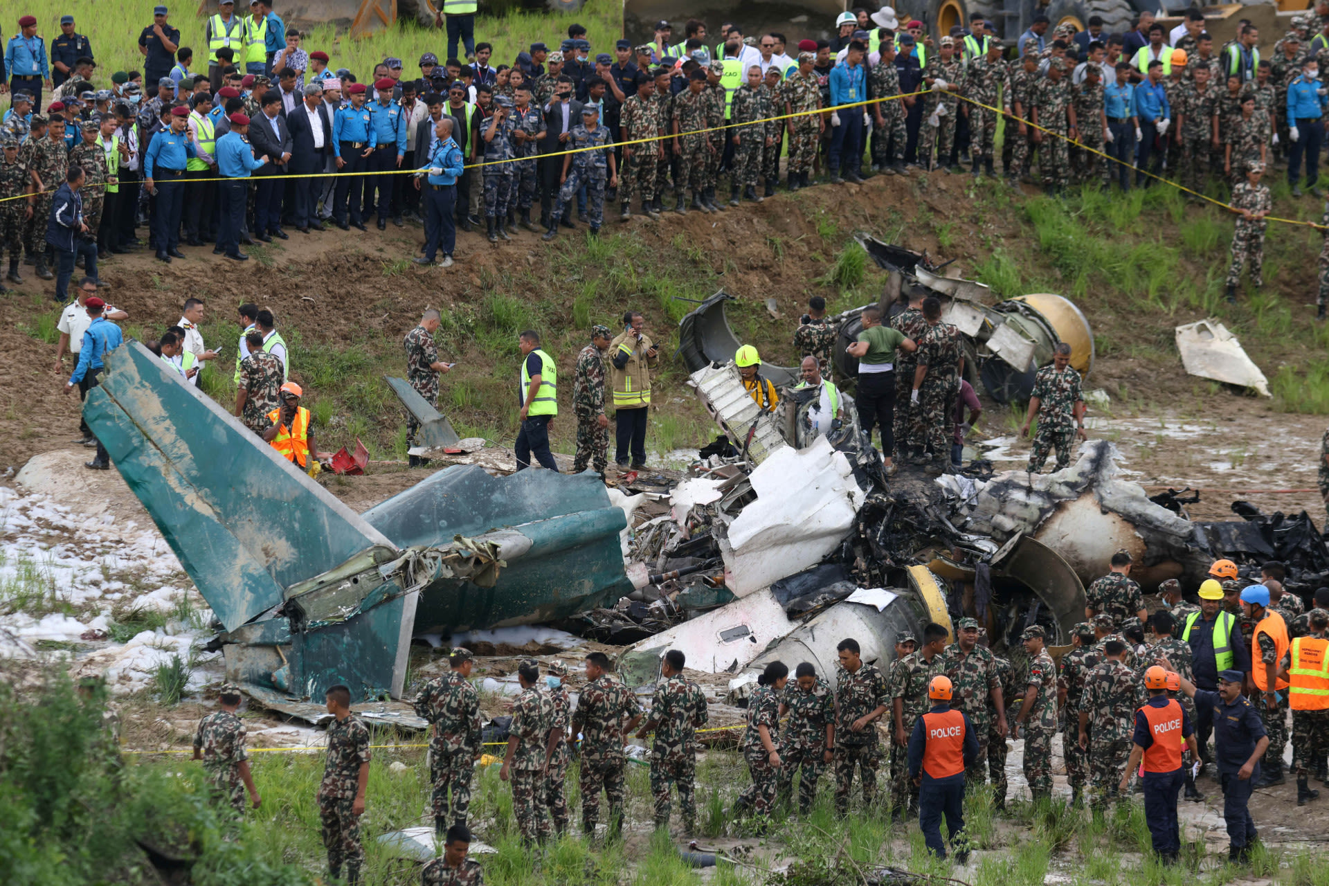 Plane crash at Nepal's Kathmandu airport kills 18, pilot sole survivor ...