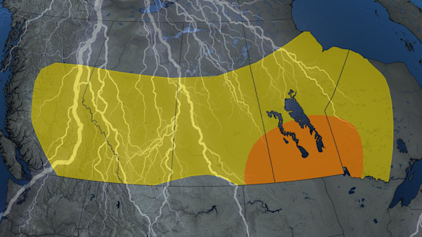 Far-reaching storm risk over B.C., the Prairies with risk to turn ...