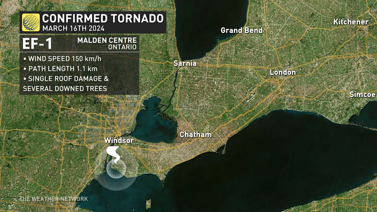 Canada's first tornado of the year ties Ontario's earliest on record ...