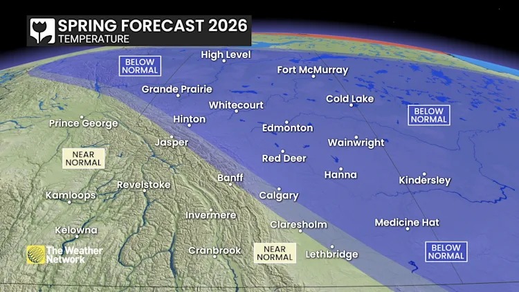 Alberta's 2026 Spring Forecast - The Weather Network